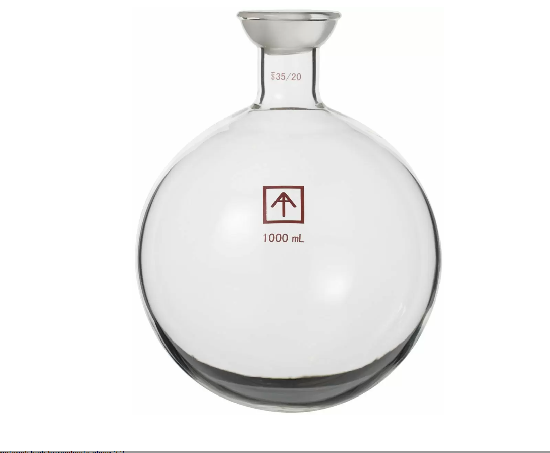 Ai 35/20 Heavy Wall 1000mL Round Bottom Receiving Flask